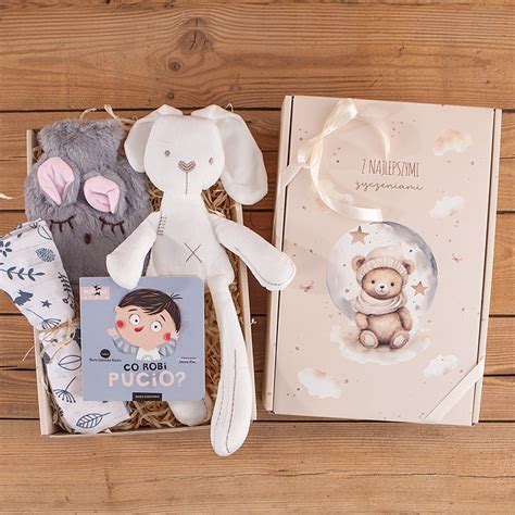 PREZENT Na Chrzest Narodziny Baby Shower Dla Dziecka Z Termoforem I