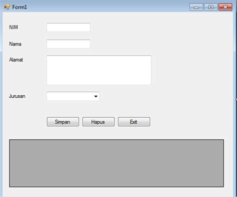contoh program vb dengan database mysql