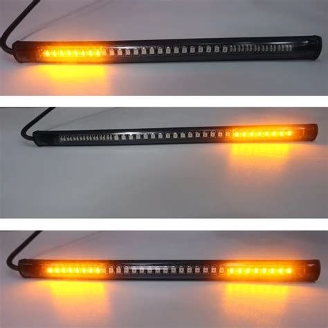 Tira De Luces Led Flexibles Para Motocicleta L Mpara De Se Al De