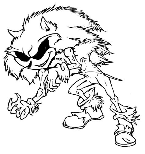 Desenhos De Sonic Exe Para Colorir Pintar E Imprimir Colorironline