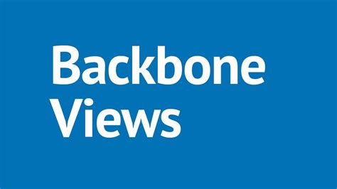 backbone js tutorial part 14 backbone js views templating youtube