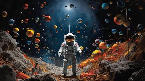 Premium AI Image Cosmic Marvels Charting New Frontiers