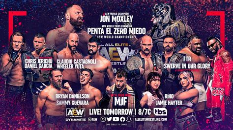 AEW World Title Match Em Destaque No Dynamite