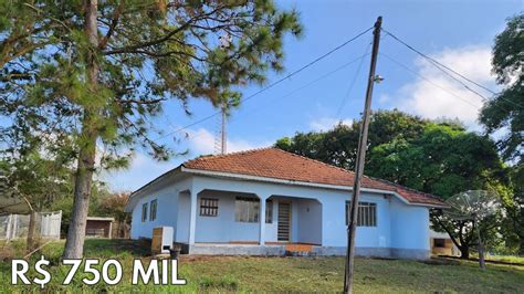 CHÁCARA PANORÂMICA CASA 3 QUARTOS FRUTAS PÉ NO ASFALTO R 750 MIL