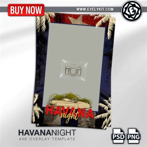 Eyelykit Studio Photo Booth Overlays And Animations Havana Nights