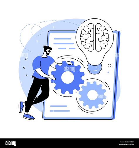 Solución innovadora concepto abstracto ilustración vectorial Solución