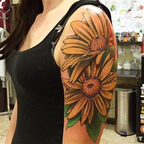 Yellow Daisy Flower Tattoo Designs Best Flower Site