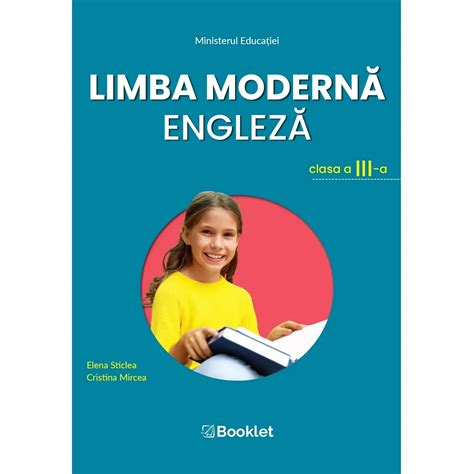 Manual Limba modernă engleză Clasa a III a Editura Booklet