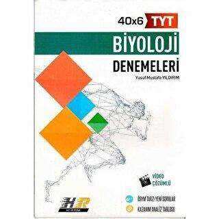 Hız ve Renk Yayınları TYT Biyoloji 40x6 Denemeleri Bkmkitap