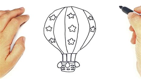 Como dibujar un Globo Aerostático paso a paso YouTube