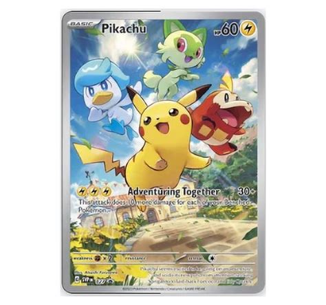 Pokemon Pikachu SVP 027 Paldea Evolved Elite Trainer Box Black Star