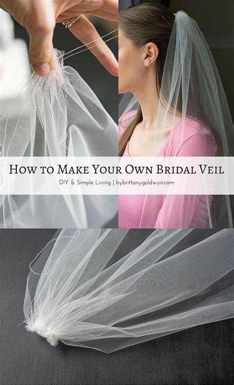 My Diy Veil How To Make A Bridal Veil With A Comb Diy Wedding Veil