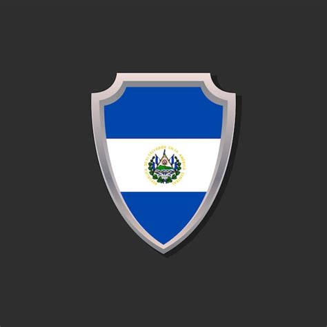Premium Vector Illustration Of El Salvador Flag Template