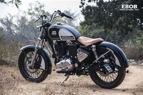 Check Out This Beautiful Royal Enfield 350 Bobber By EIMOR Customs