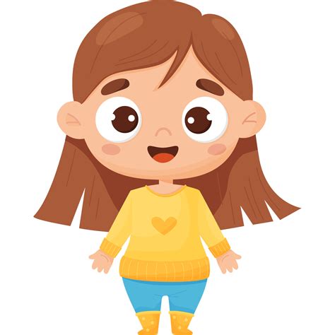 Joyful Smiling Girl 15116006 PNG