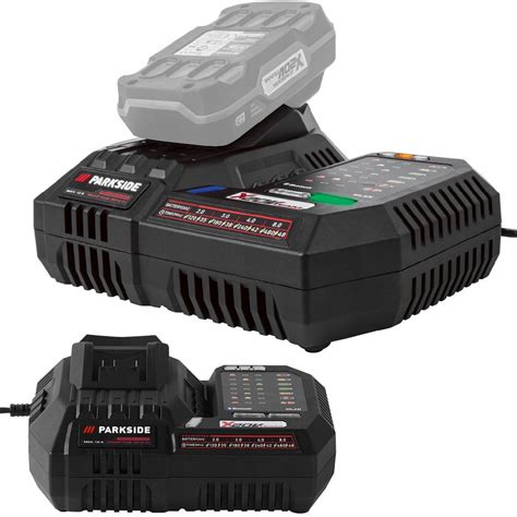 ŁADOWARKA DO AKUMULATORÓW AKUMULATOROWA SMART SZYBKA PARKSIDE 20V PLGS