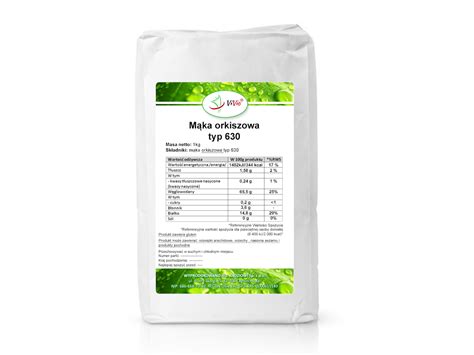 MĄKA ORKISZOWA TYP 630 1000G NATURALNA VIVIO DO CHLEBA IDEALNA