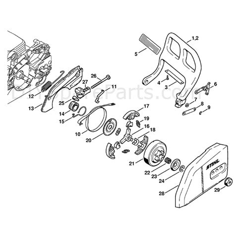 Stihl Chainsaw Parts Diagram