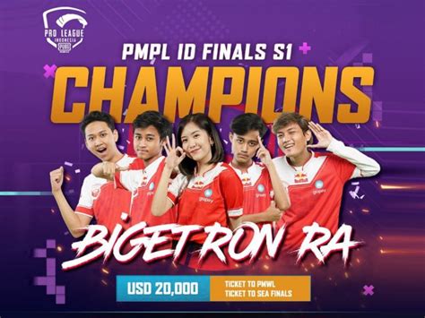 List Pemenang Turnamen PUBG Mobile Spring 2020 Bigetron RA Mendominasi