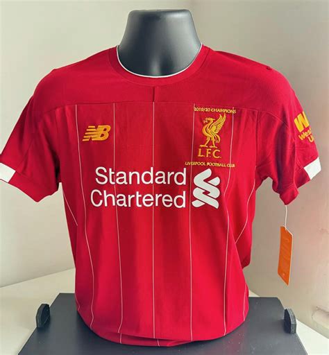 Liverpool Premier League Champions Home shirt signed by Jürgen Klopp