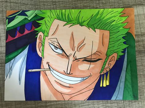 How To Draw Roronoa Zoro One Piece