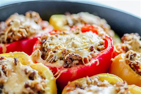 Best Stuffed Firm Bell Pepper Recipe With Ground Beef Snug Cozy Life