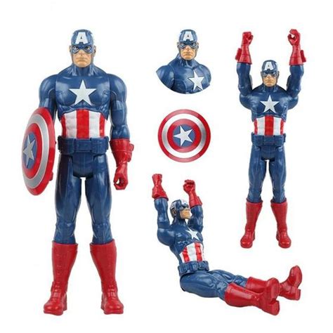 Boneco Capitão América Avengers Assemble Marvel Hasbro Bonecos