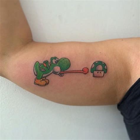 Tatuagens Do Super Mario Bros Para Os F S De Videogames Tatuagem