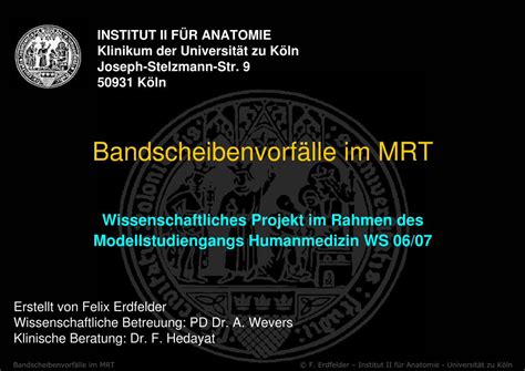 Pdf Bandscheibenvorf Lle Im Mrt Anatomie Des Menschen Cauda