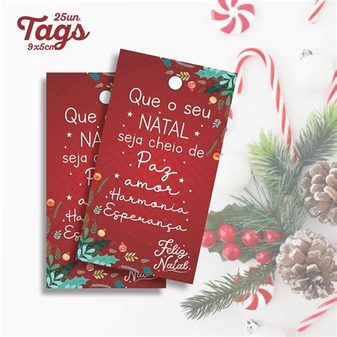 50 Tags De Natal Frase De Natal Tag Para Encomenda Etiqueta De