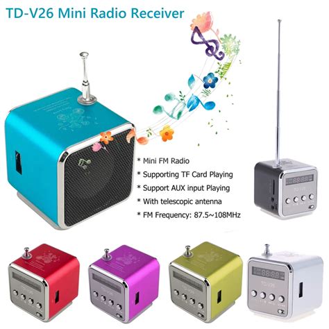 Mini R Cepteur Radio FM Num Rique Avec Cran LCD Baladeur Sans Fil Haut