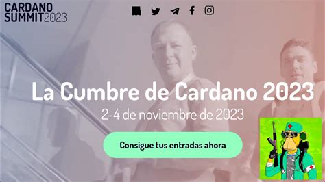 La Cumbre Cardano 2023 se abrirá 2 de noviembre una día especial para