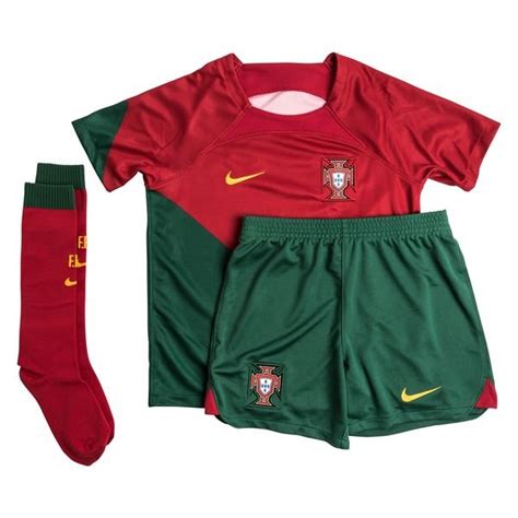 Portugal Heimtrikot 2022 23 Mini Kit Kinder Unisportstore At