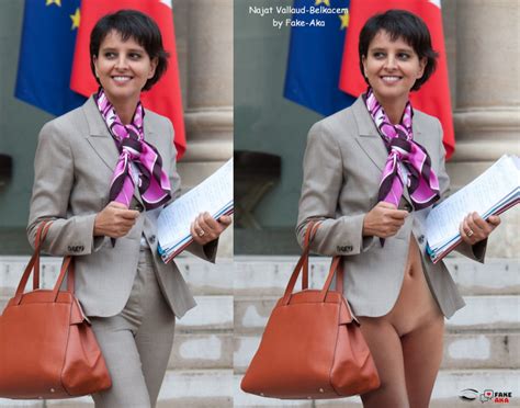 Najat Vallaud Belkacem avec ou sans Fake aka met les célébrités à