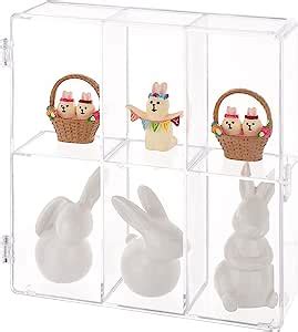 FINGERINSPIRE Minifiguren Vitrine Aus Acryl 2 Schichten 6 Gitter