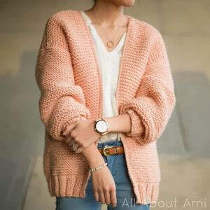 Chunky Oversized Knitted Sweater Patterns Frosting And Confetti