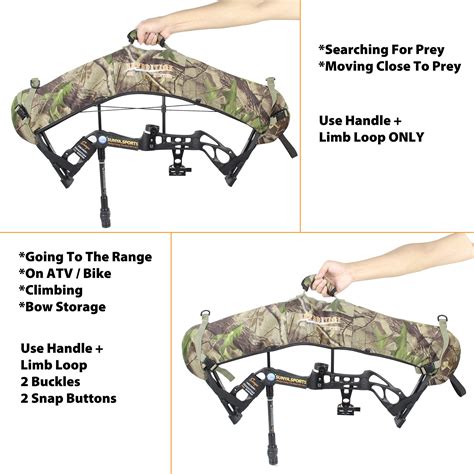 SUNYA Neoprene Compound Bow Sling Silent Hunting Or Fast Movement 2
