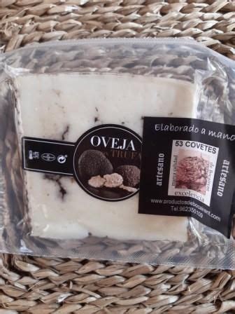 Queso De Oveja Curado Con Trufa Vinos Valencianos