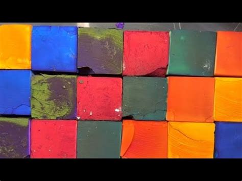 Soft Dyed Multi Block BSN Gym Chalk Compilation Oddly Satisfying
