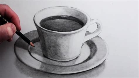 How To Draw A Cup And Saucer Step By Step Narrated Pencil Drawing