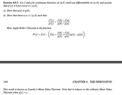 solved let f and g be continuous functions on [a b] which