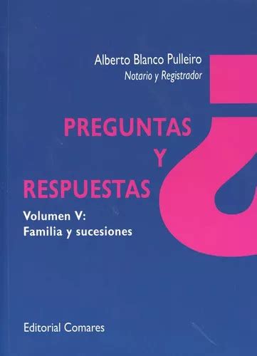 Preguntas Y Respuestas V Familia Y Sucesiones De Blanco Pulleiro