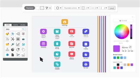 User Flow Diagram Tool Venngage