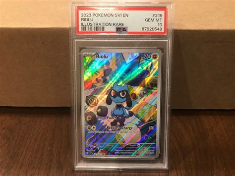 Riolu Scarlet Violet Illustration Rare Psa Price