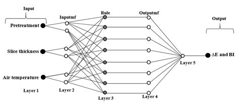 schematic diagram developed for adaptive neuro fuzzy inference system download scientific