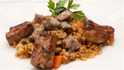 Receta de Arroz con costilla y secreto ibérico Karlos Arguiñano