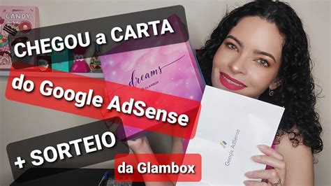 CHEGOU a Minha CARTA do Google AdSense SORTEIO para Vocês de uma