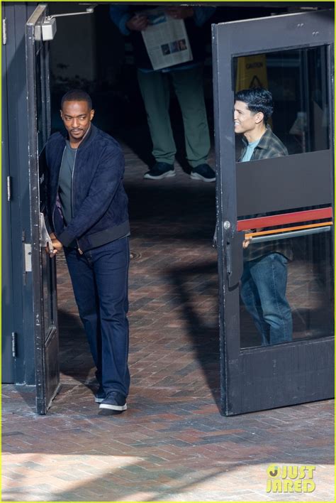 Anthony Mackie Reunites With Danny Ramirez While Filming Captain