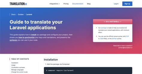 Guide To Translate Your Laravel Applications Translation Io