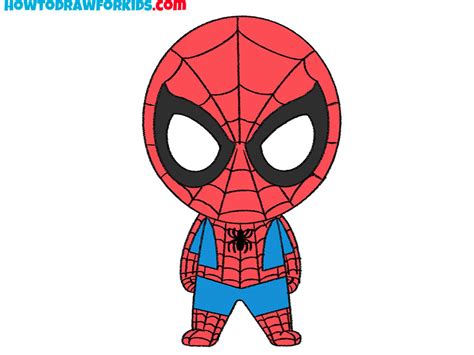 Spiderman Drawing Easy